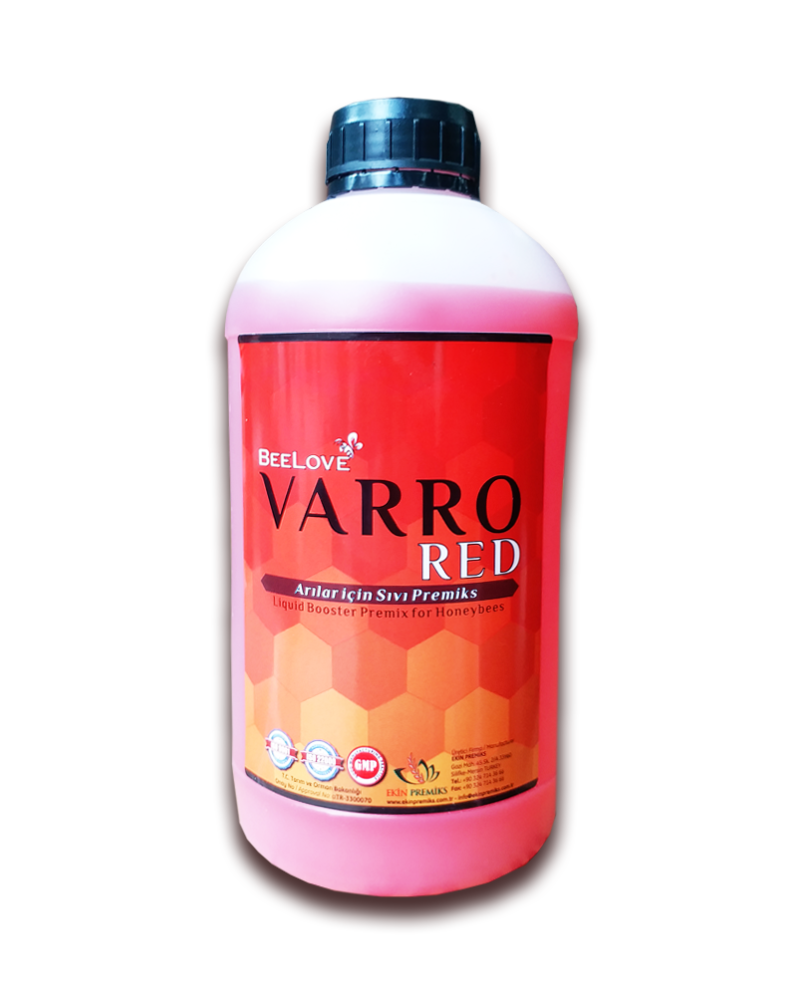 %100 Etkili Varroa İlacı Varro Red 1 lt - Ana arı Üretimi ile Paket Arıcılık Hizmeti